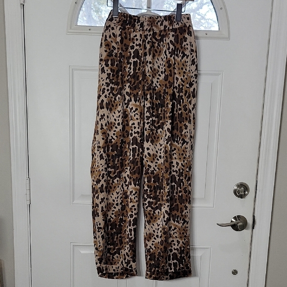 Boston Proper | Pants & Jumpsuits | Boston Proper Cheeta Print Cuffed ...